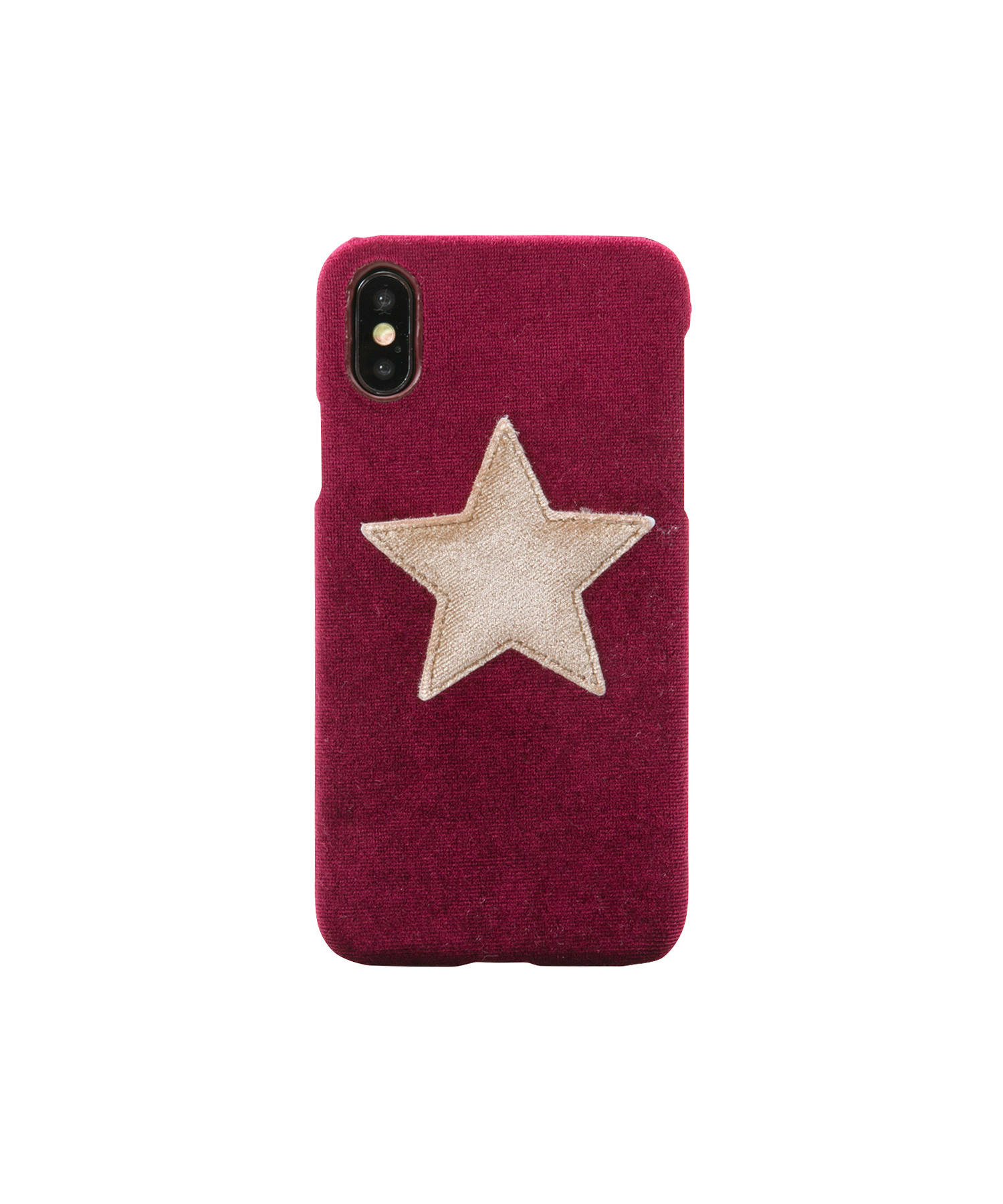 IPHORIA - Velvet Case for Apple iPhone X/XS - Purple Velvet Star | IPHORIA